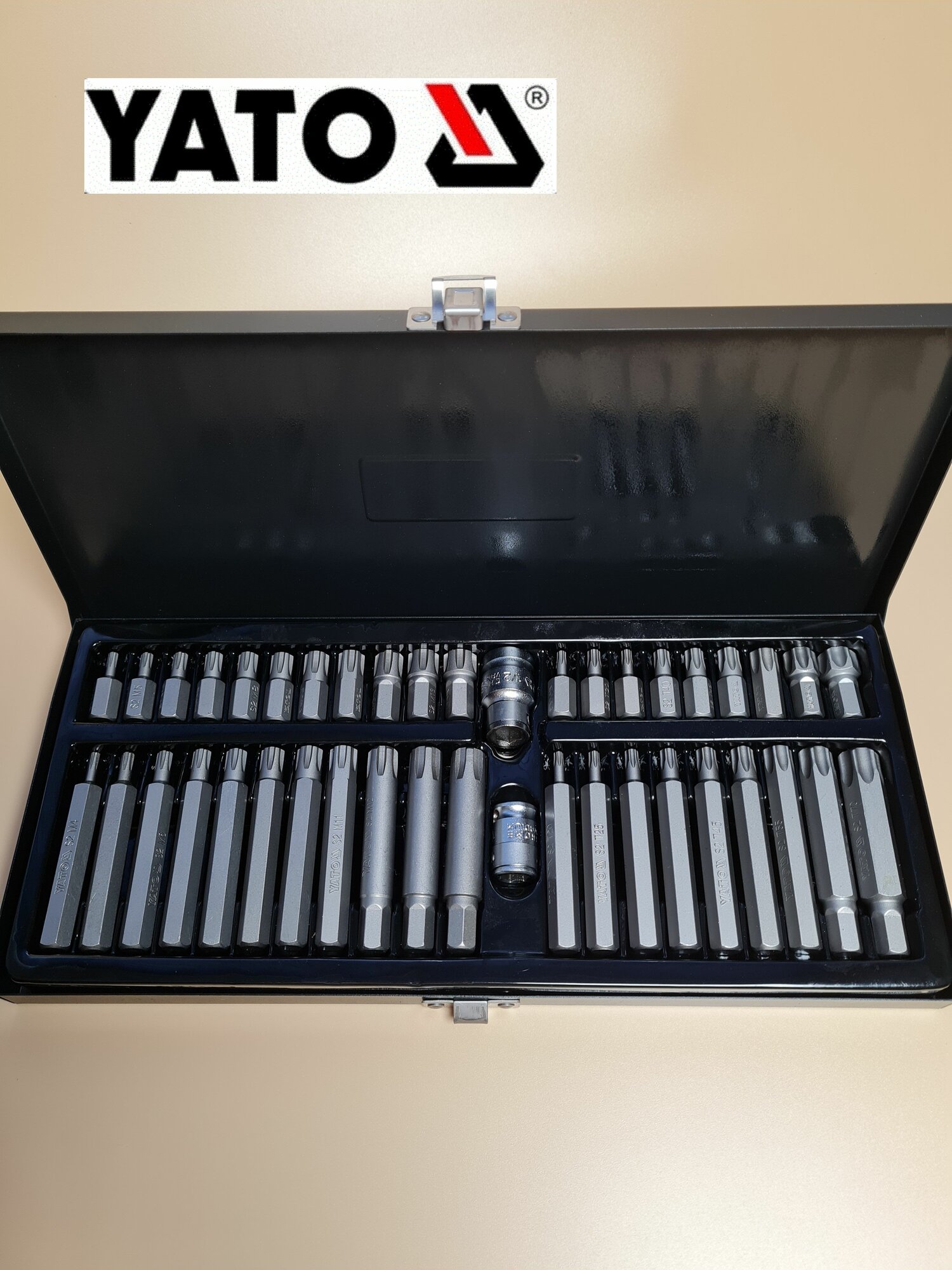 Набор бит RIBE TORX 42 шт; 1/2-3/8 YATO арт. YT-0420