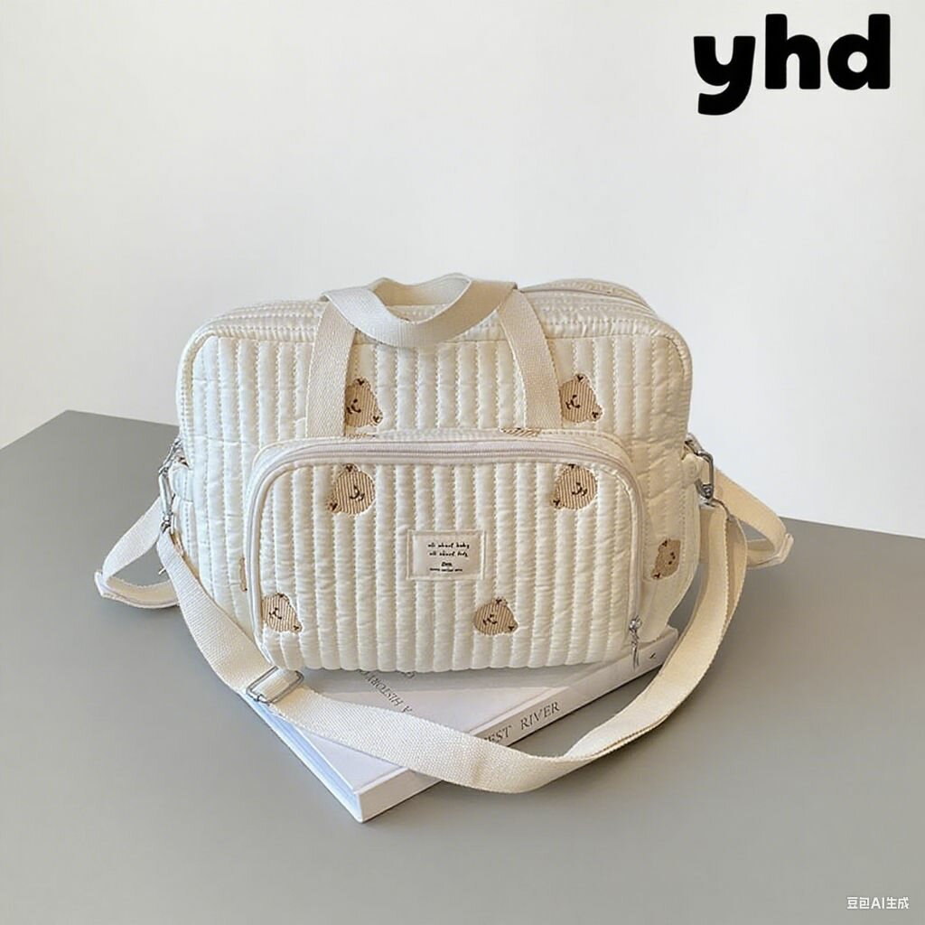 Рюкзак-сумка для мамы: Большая многофункциональная сумка-органайзер для пеленок и детских вещей с термокарманом, карманов, для прогулок и путешествий с ребенком (Серый)