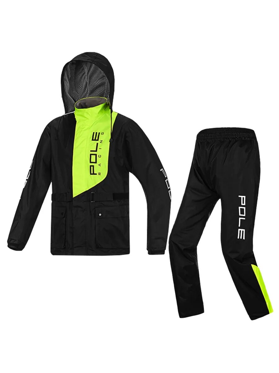 Мужской водонепроницаемый дышащий дождевик, дождевик и