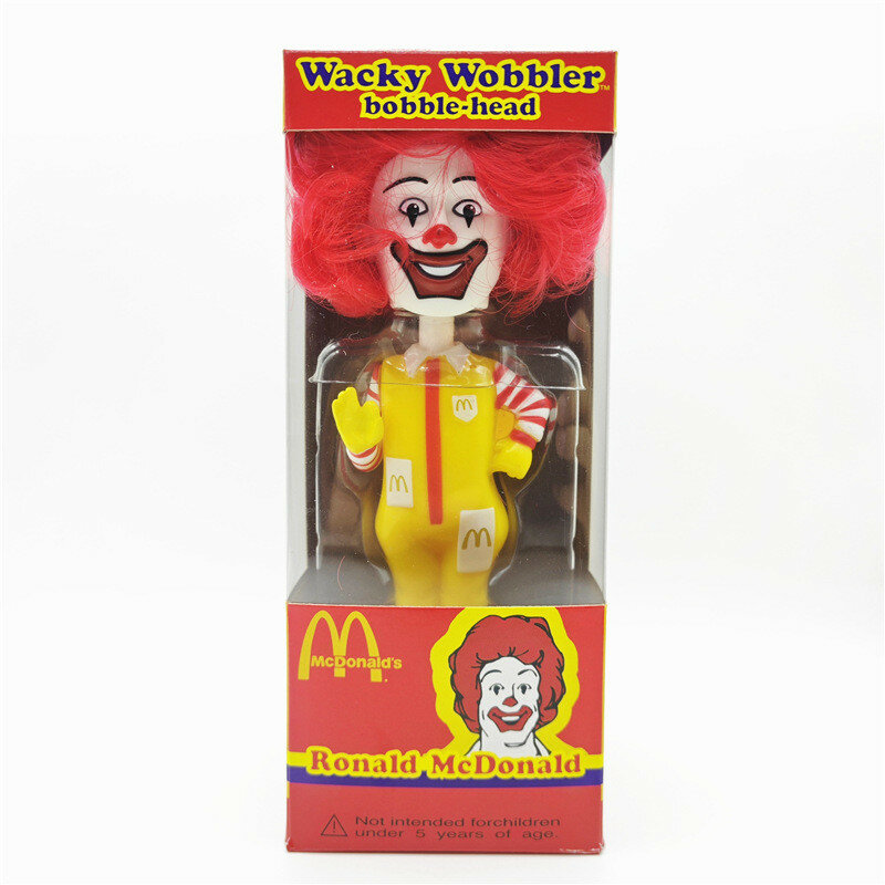 Mcdonalds uncle shake and hamburger thief collectible figures for retro decor, mcdonalds uncle
