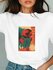 Футболка PRINTSHOT, 1 шт., размер 2XL, белый