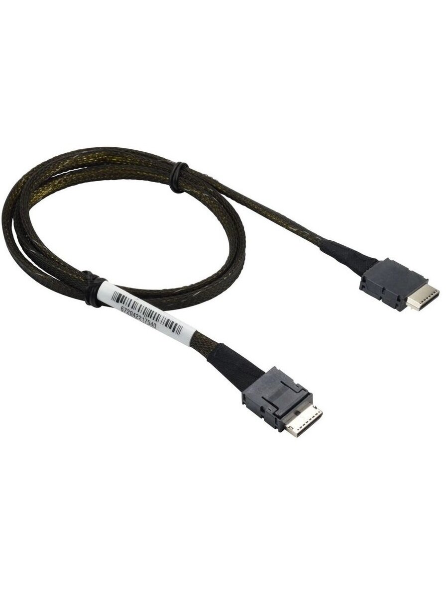 Кабель Supermicro CBL-SAST-0847 OCuLink SFF-8611 (x4) - OCuLink SFF-8611 (x4), 76см