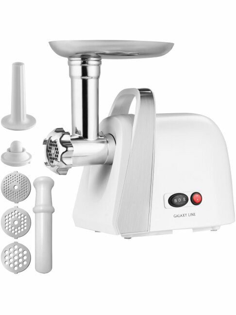 Мясорубка Galaxy Line GL 2421 белый (гл2421л)