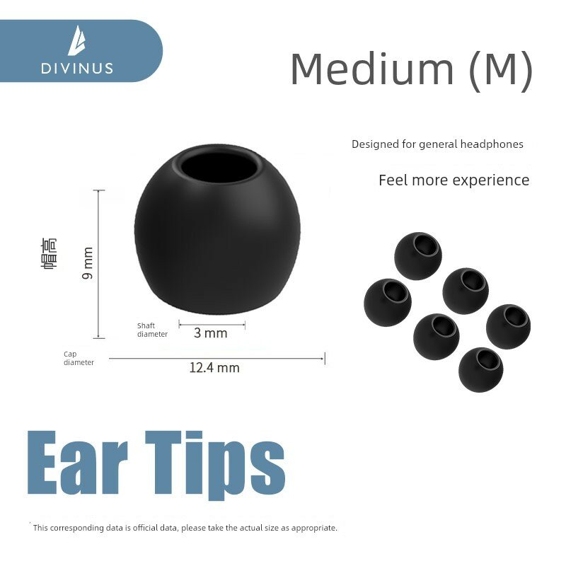 Беспроводные наушники Divinus Pressure-Reducing Velvet Flared True Wireless In-Ear Airy S с силиконовым чехлом и