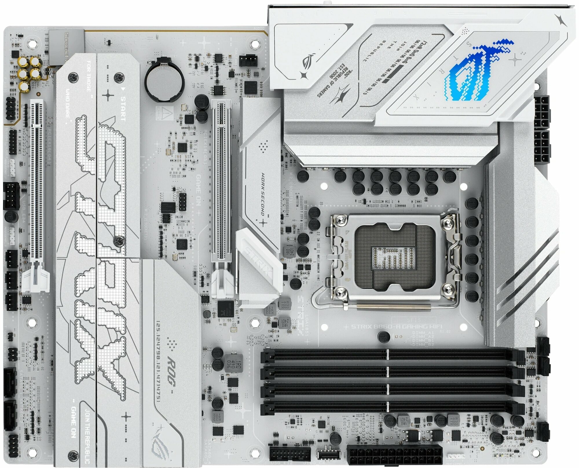 Материнская плата Asus ROG STRIX B860-A GAMING WIFI, Soc-1851, Intel B860, ATX