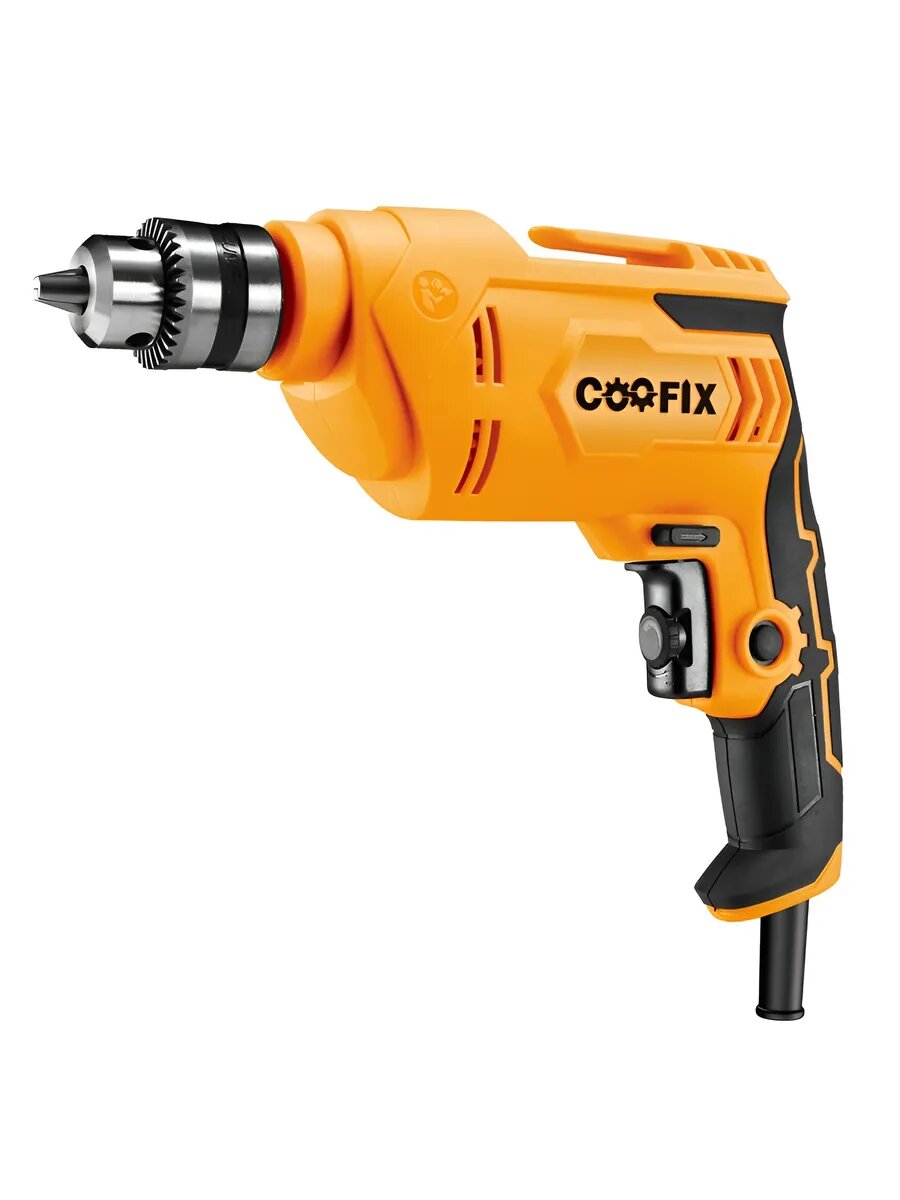 Дрель Coofix CF-ED010B, питание от сети 220-240В, мощность 450Вт, скорость 3300об/мин