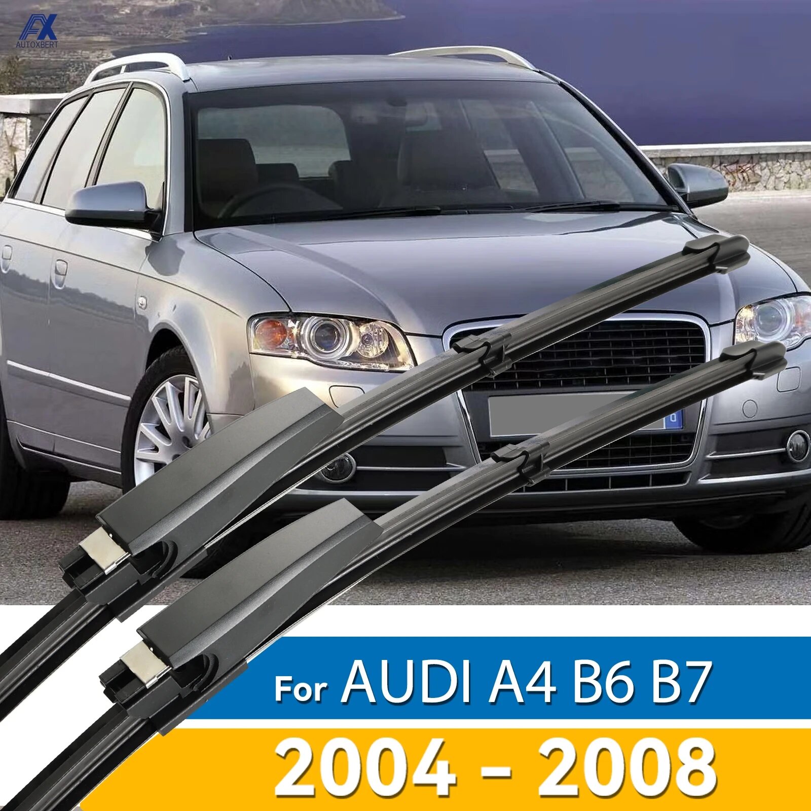 Для Audi A4 (B7) S4 RS4 A6 (C5) S6 RS6 22 "+ 22" 2004-2008 Щетка стеклоочистителя Лобовое стекло Омывание окон LHD Автомобильные аксессуары