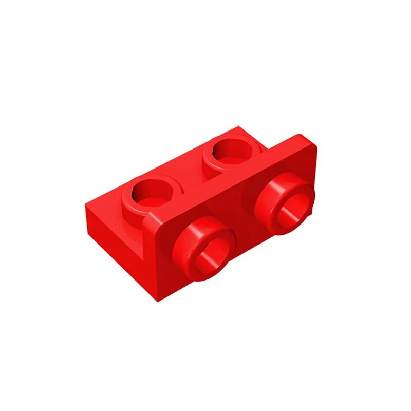 Красный кубик Lego 1x2 (21-red)