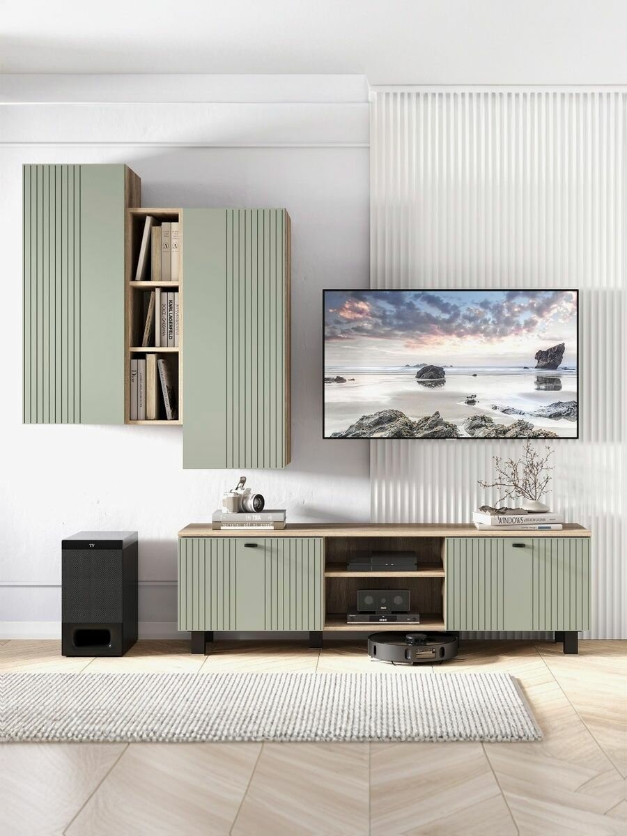 Гостиная 2,2 м, эвкалипт софт