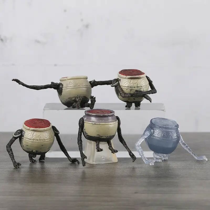 Набор фигурок Воин-кувшин Александр из игры Elden Ring, 5 моделей в упаковке