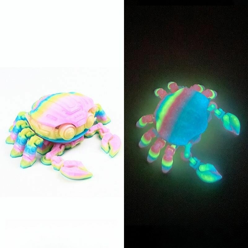 3D-кибер-краб, механическая модель, с функцией хранения, шарнирная фигурка, креативная игрушка, рождественские подарки