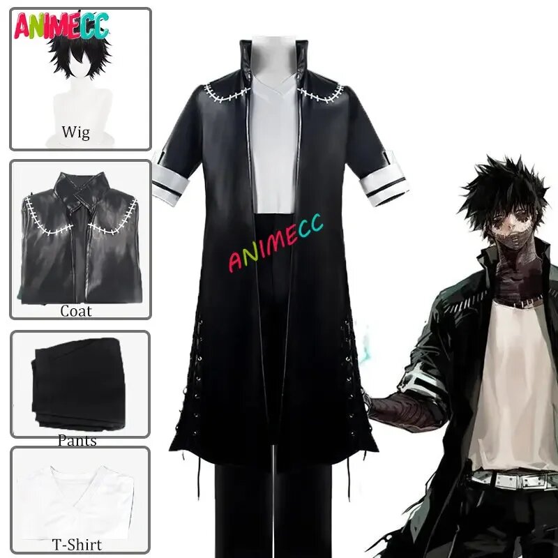 Косплей костюм Дabi из аниме My Hero Academia XXXL, costume and wig