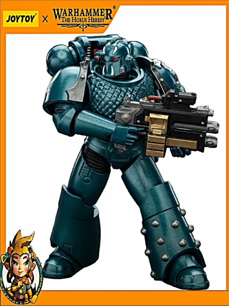 Аниме фигурки Alpha Legion Headhunter Prime JOYTOY Warhammer Подарочная модель