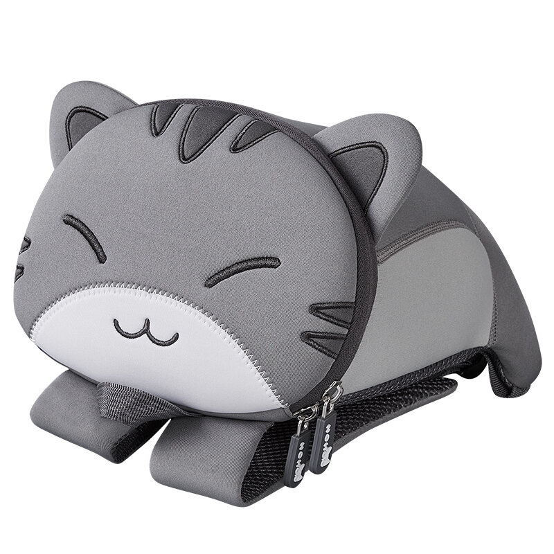Рюкзак детский NOHOO среднего размера, желтый, M EU, полиэстер, цвет: dark gray - kittens