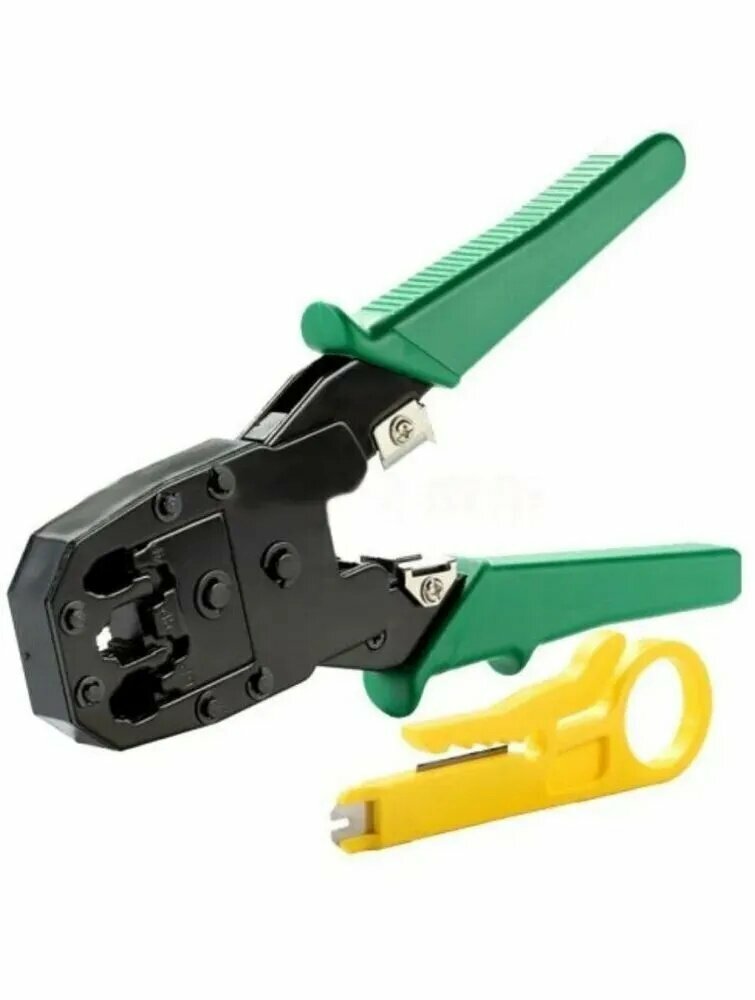 Кримпер для обжима интернет кабеля, обжимной инструмент для витой пары , проводов разъемов, для снятия изоляции, 8P8C/6P6C/4P4C/4P2C, RJ45, RJ11