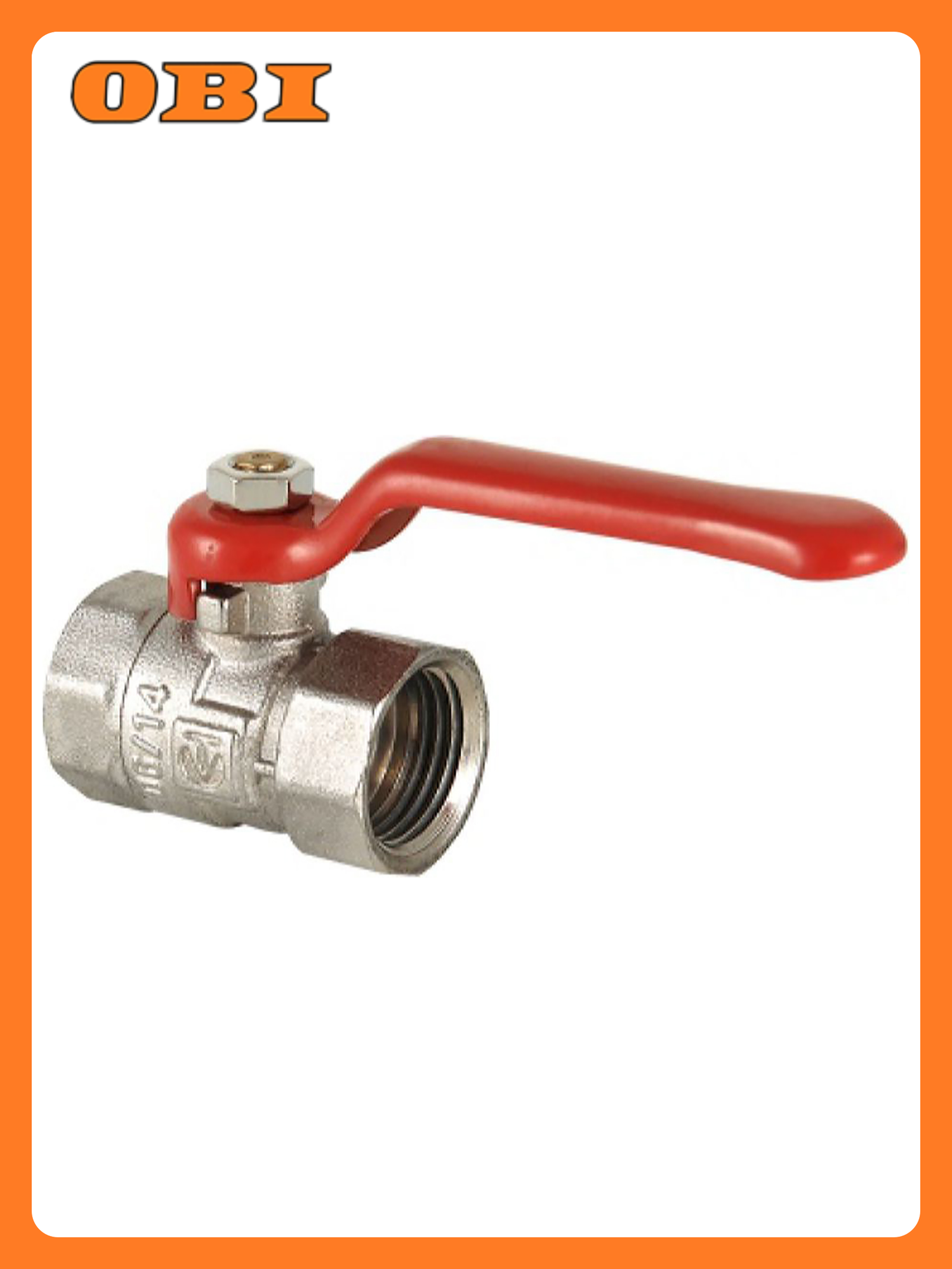 Кран шаровый латунь никелированный VALTEC COMPACT VT.090 3/4"