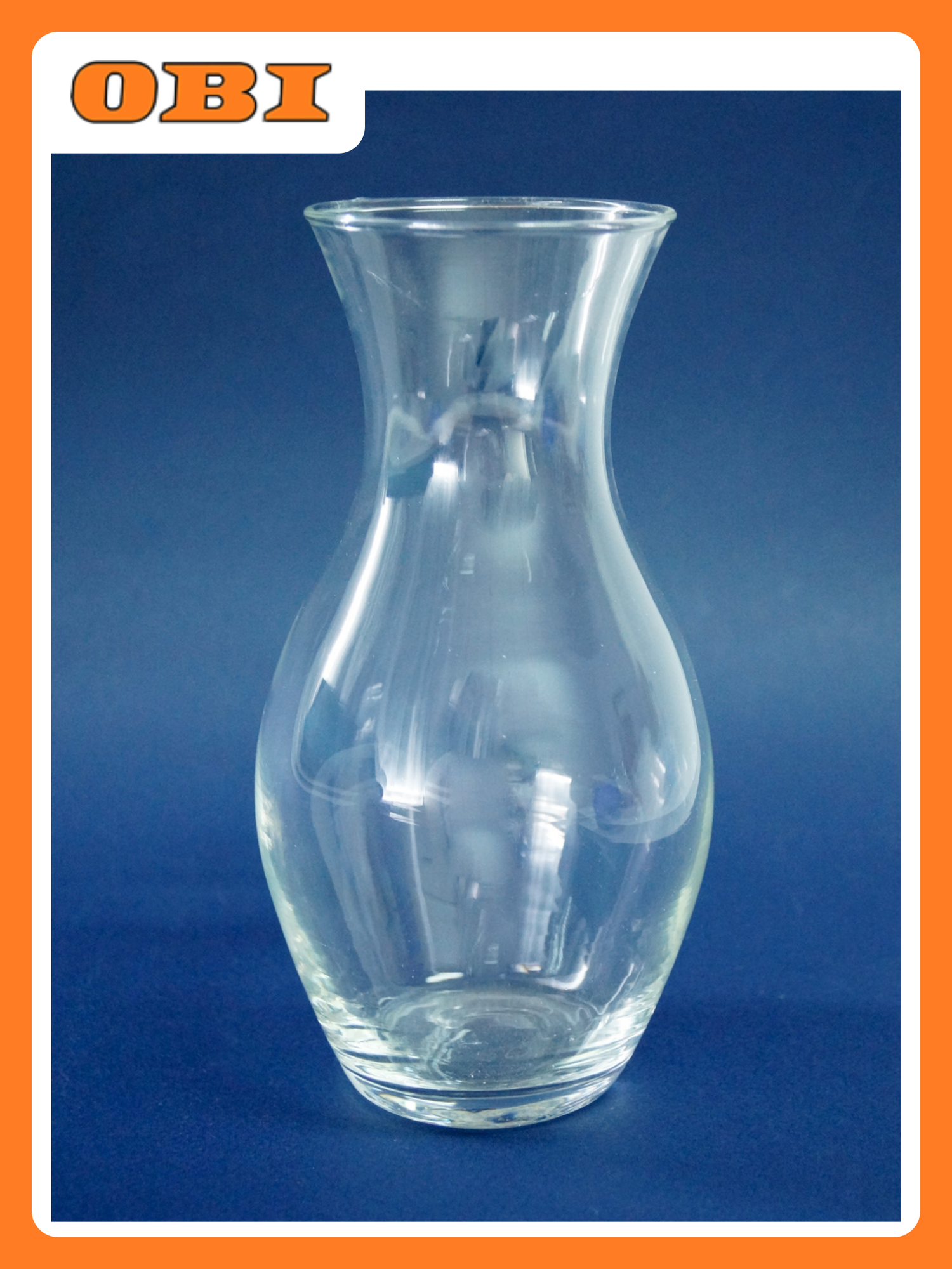 Ваза Evis "Весна", настольная, прозрачная, стекло, бесцветная