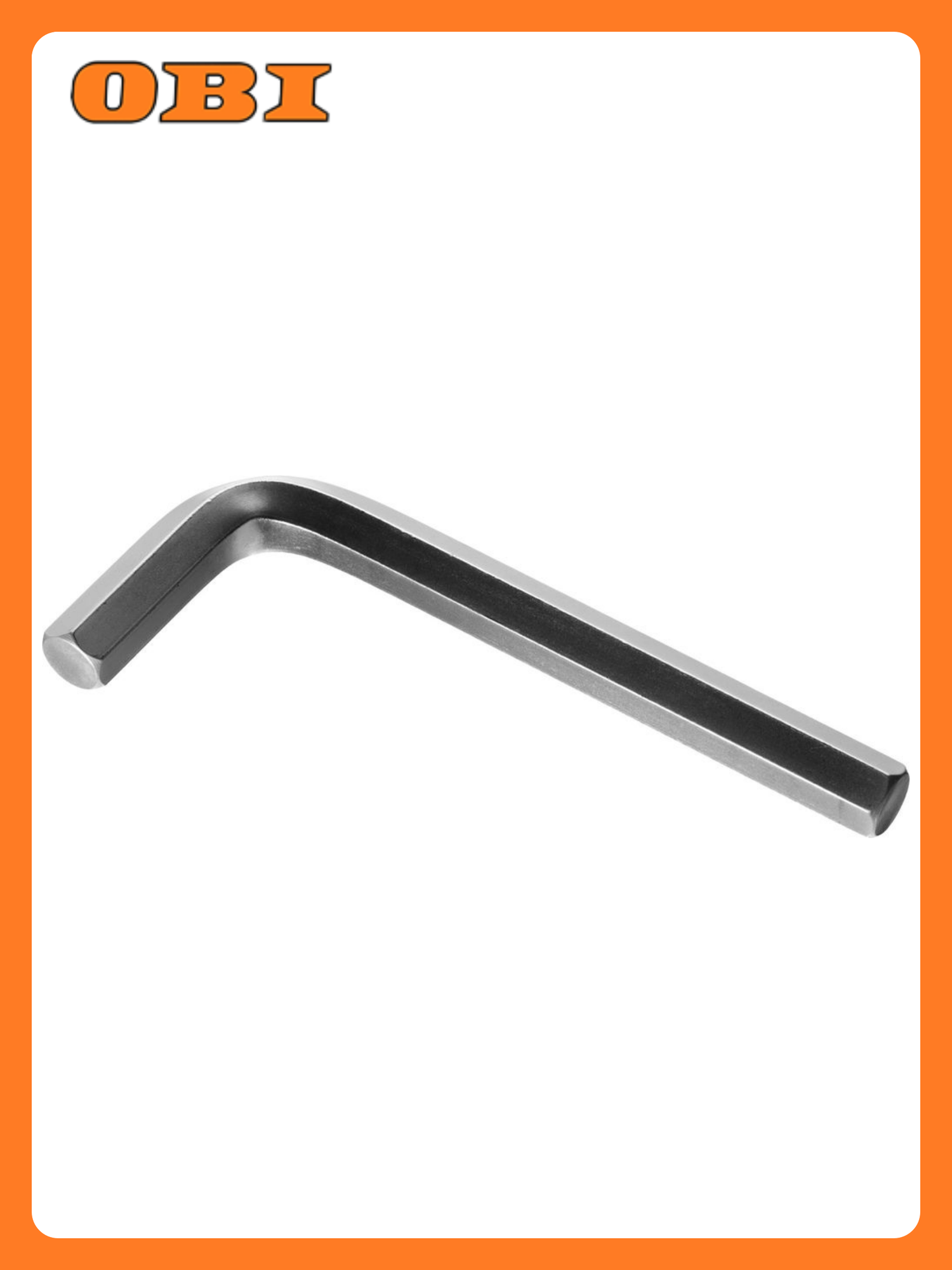 Имбусовый ключ ЗУБР, шестигранный, хромированное покрытие, Cr-V сталь, 12мм