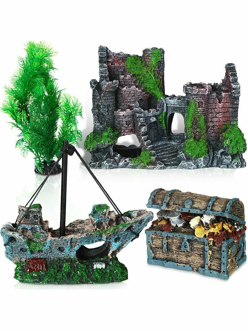 Игрушки Для Рыбок В Аквариум