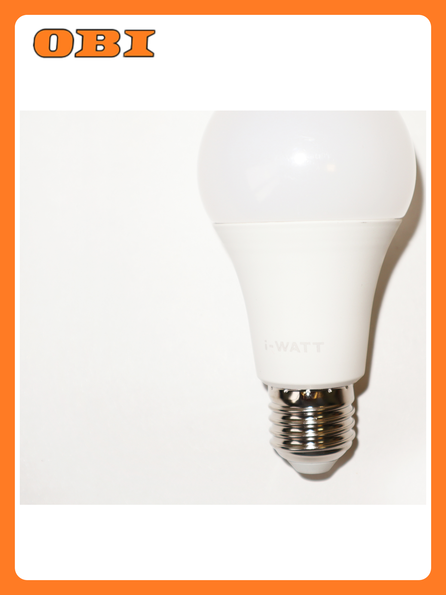 Лампа светодиодная I-WATT i-17130, 20 Вт, E27, холодный белый свет