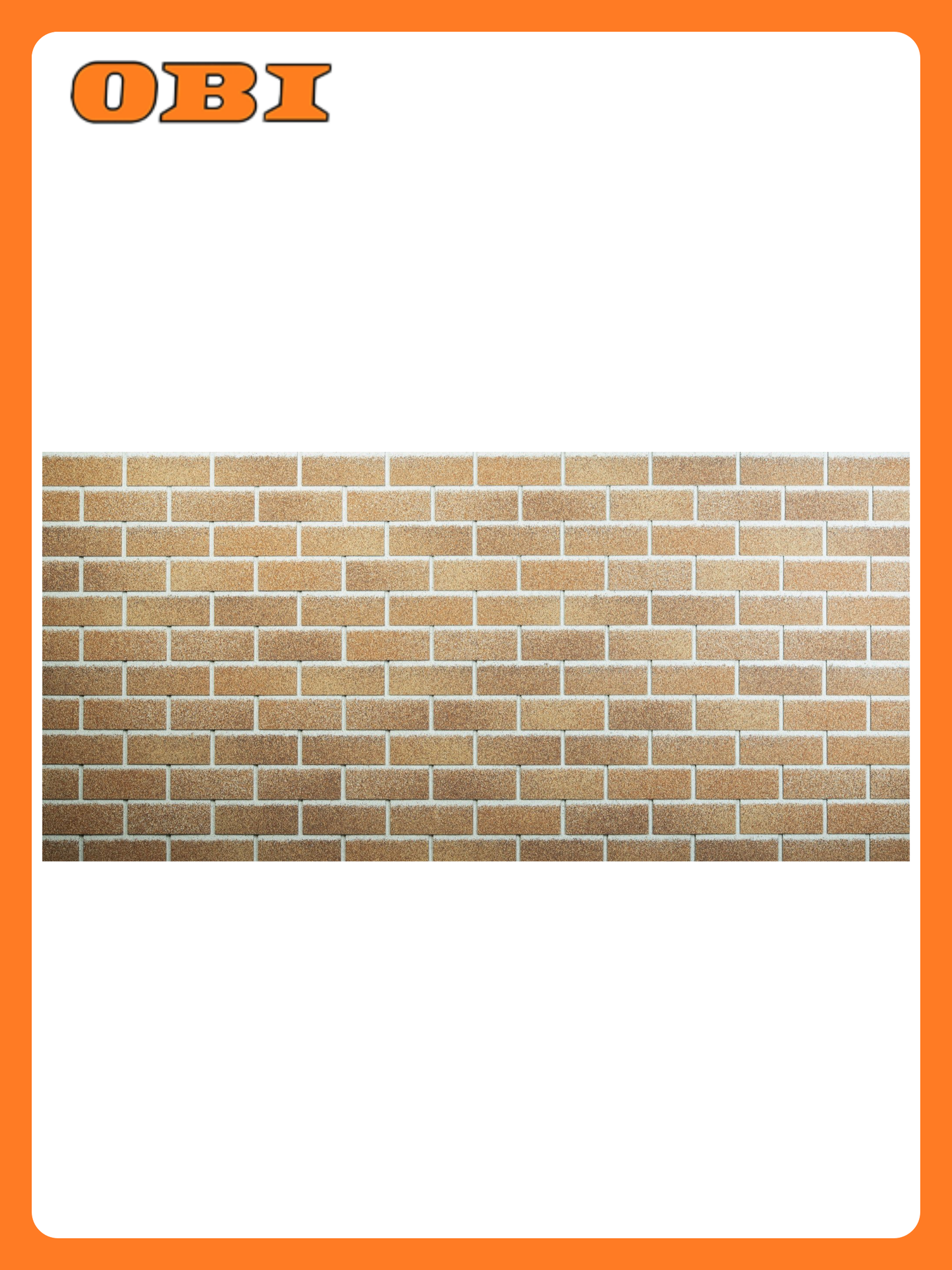 Фасадная плитка Docke "Песчаный", имитация кирпича, бежевая, 25х100 см, 20 шт.