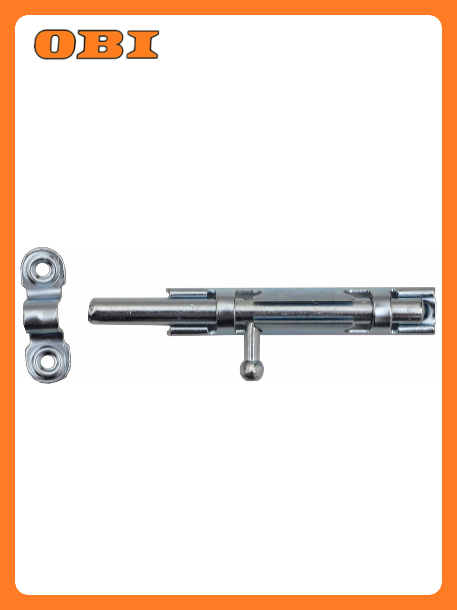 Накладная задвижка JET 110x31x30 мм металл