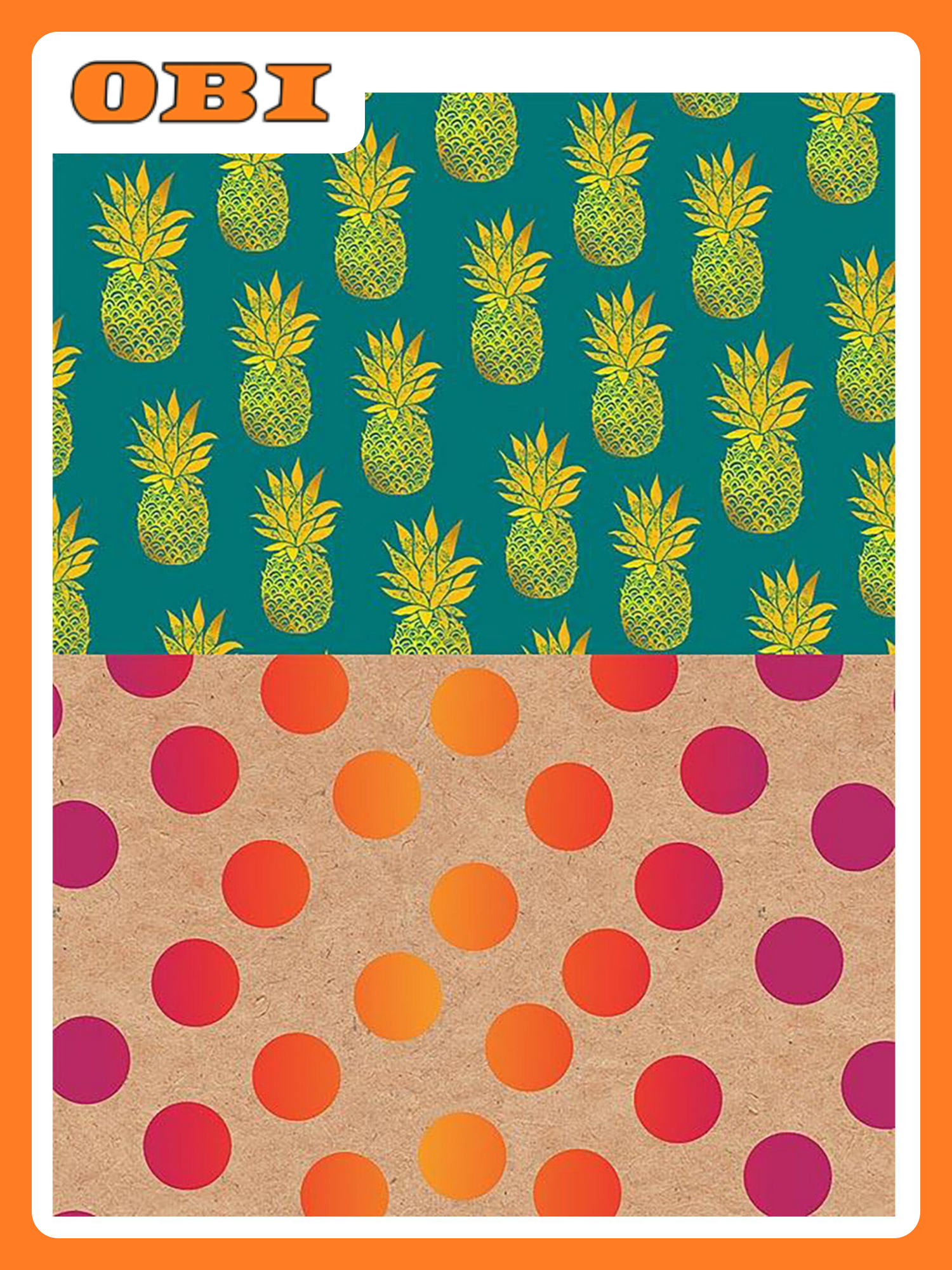 Упаковочная бумага Арт и Дизайн 67,2х99 см рулон в ассортименте