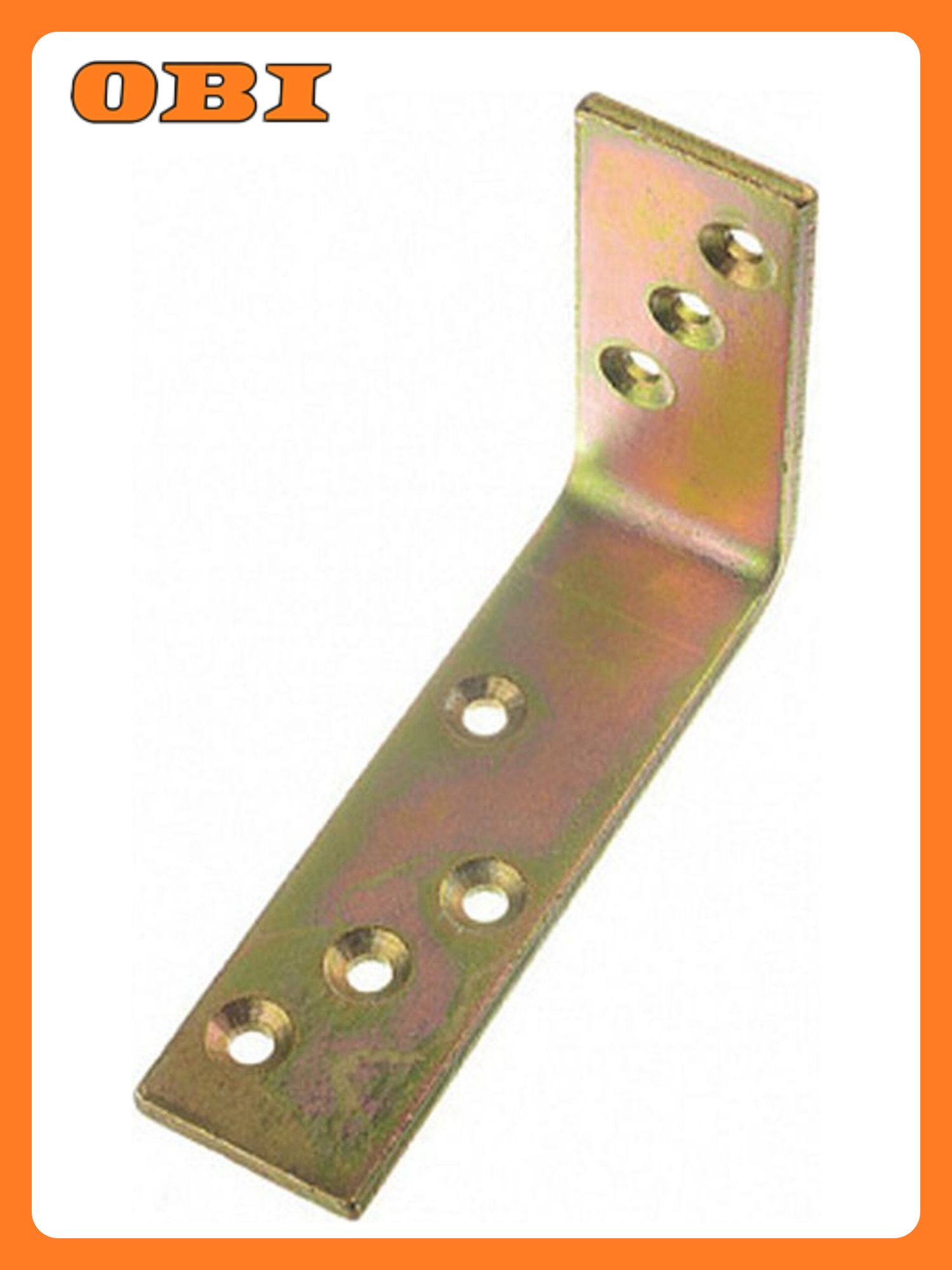 Уголок крепежный ассиметричный kuas 100х40х3 мм