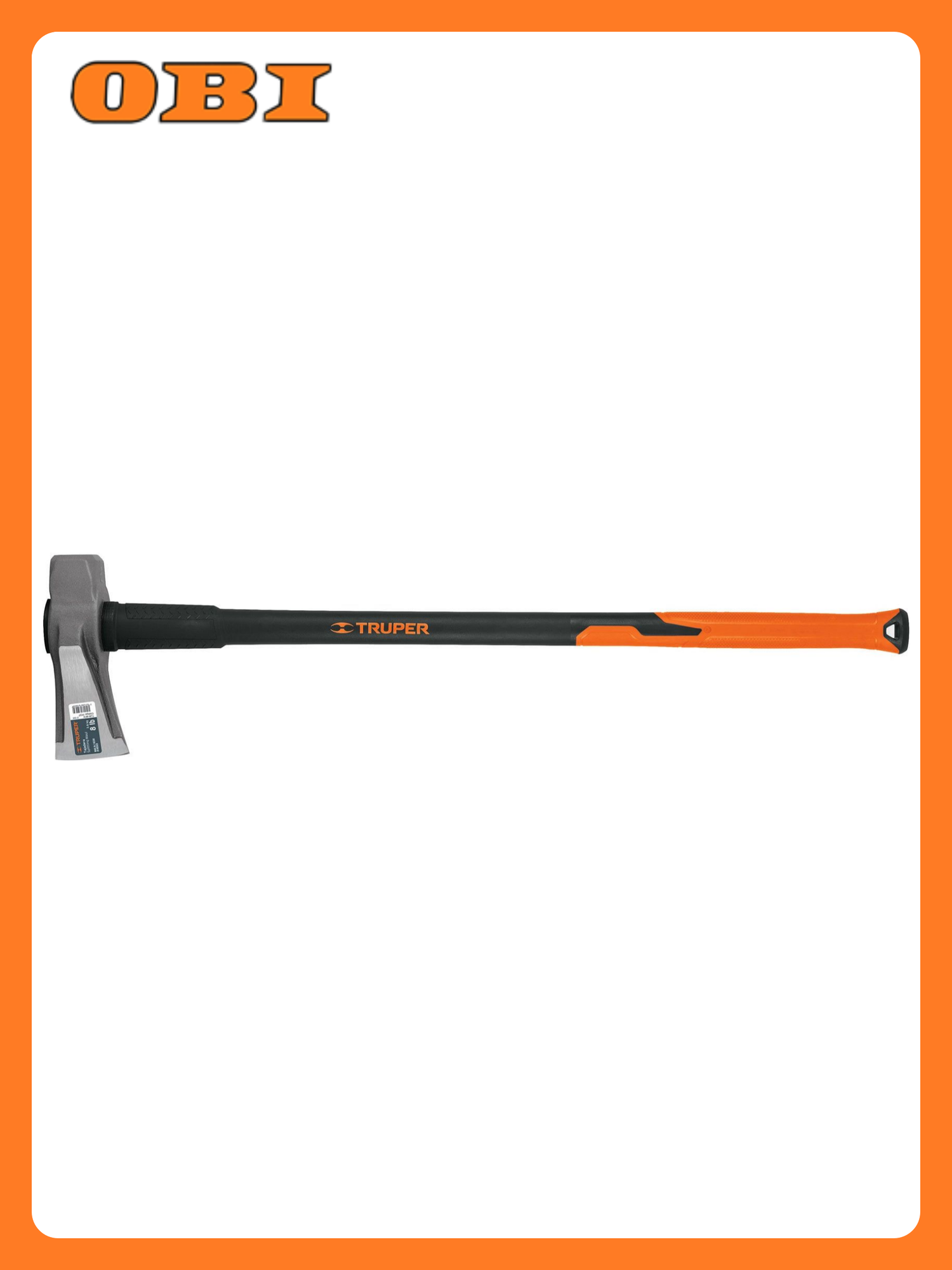 Топор-колун TRUPER, кованая сталь, стеклопластиковая рукоять, 3,6 кг