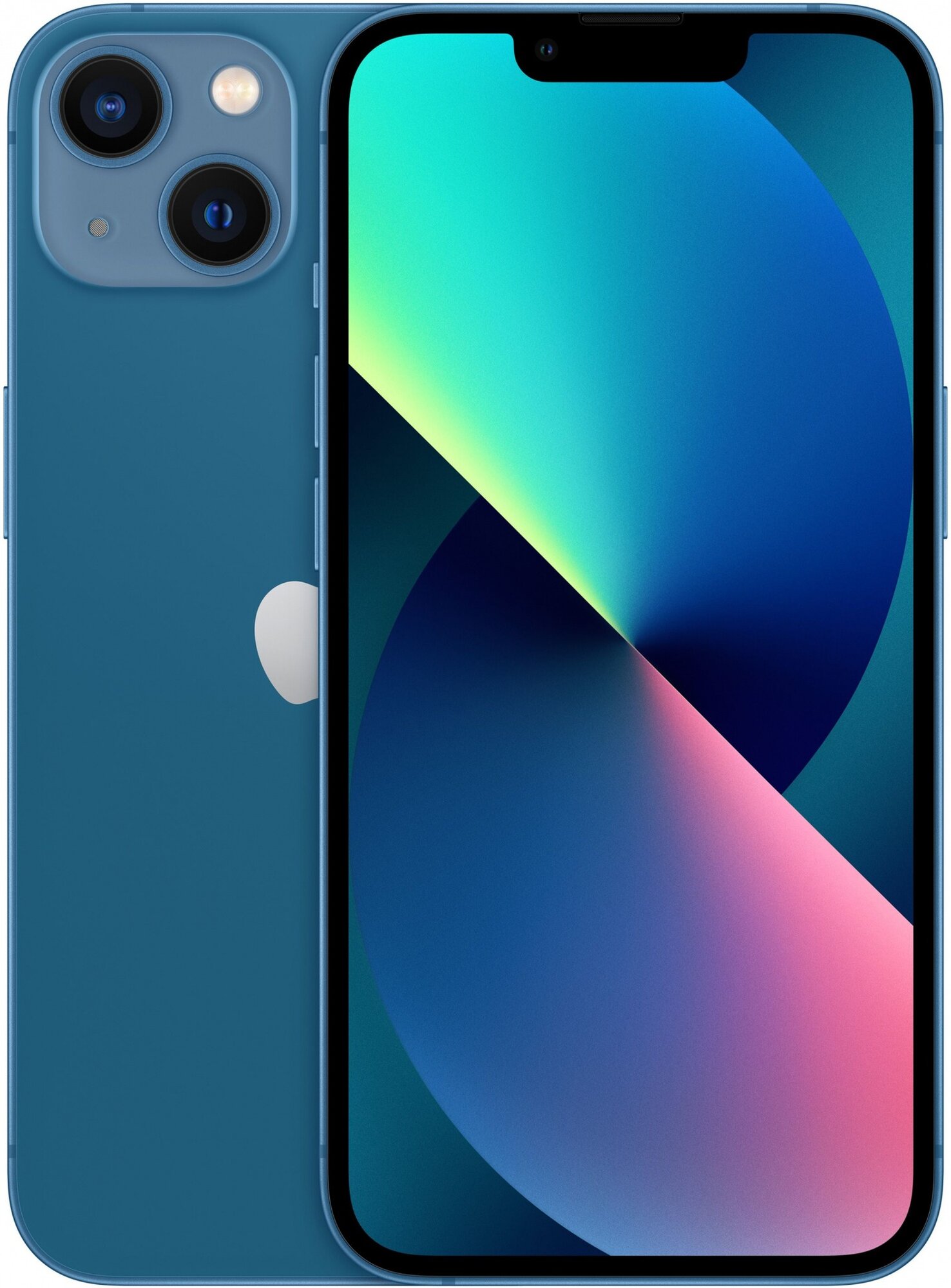 Смартфон Apple iPhone 13 A2633 4ГБ/128ГБ, синий, индия (mlpk3hn/a)