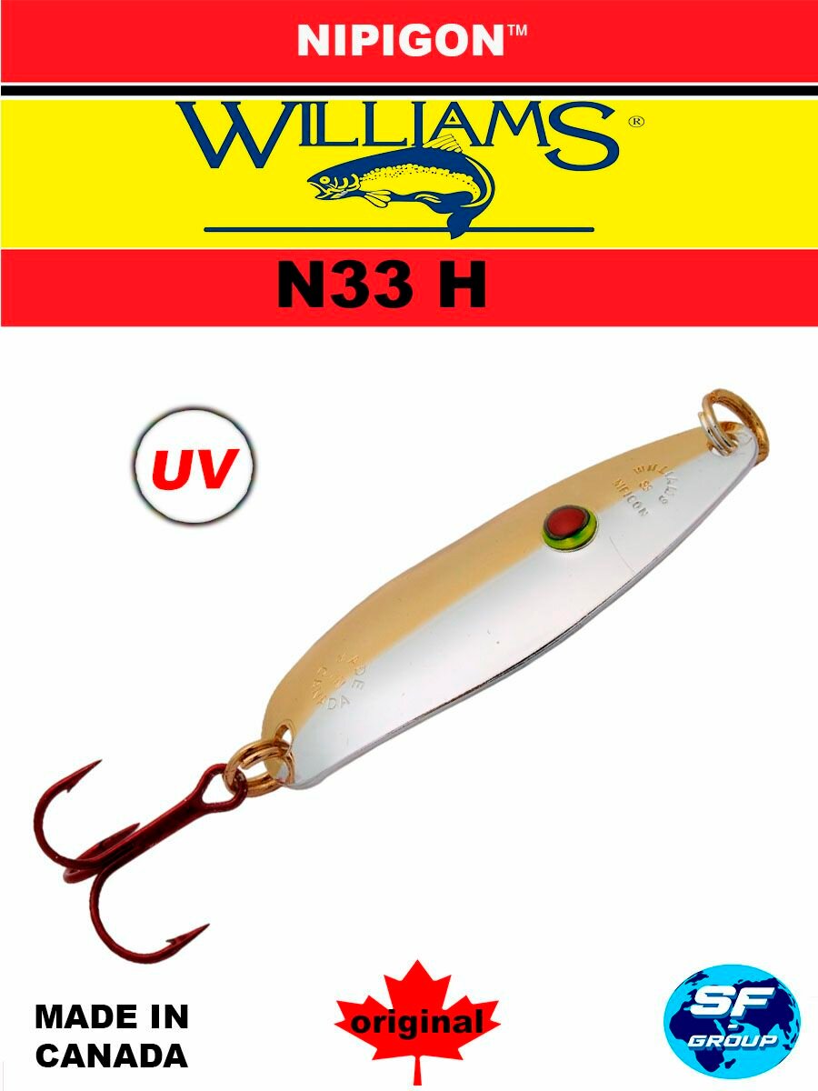 Блесны Williams Nipigon N33H-H