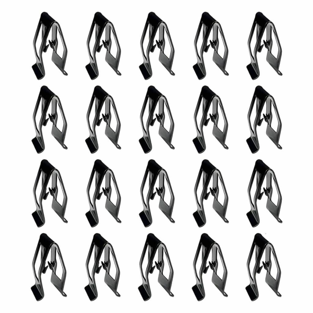 Металлические клипсы для надежного крепления панели приборов, 20 упаковок