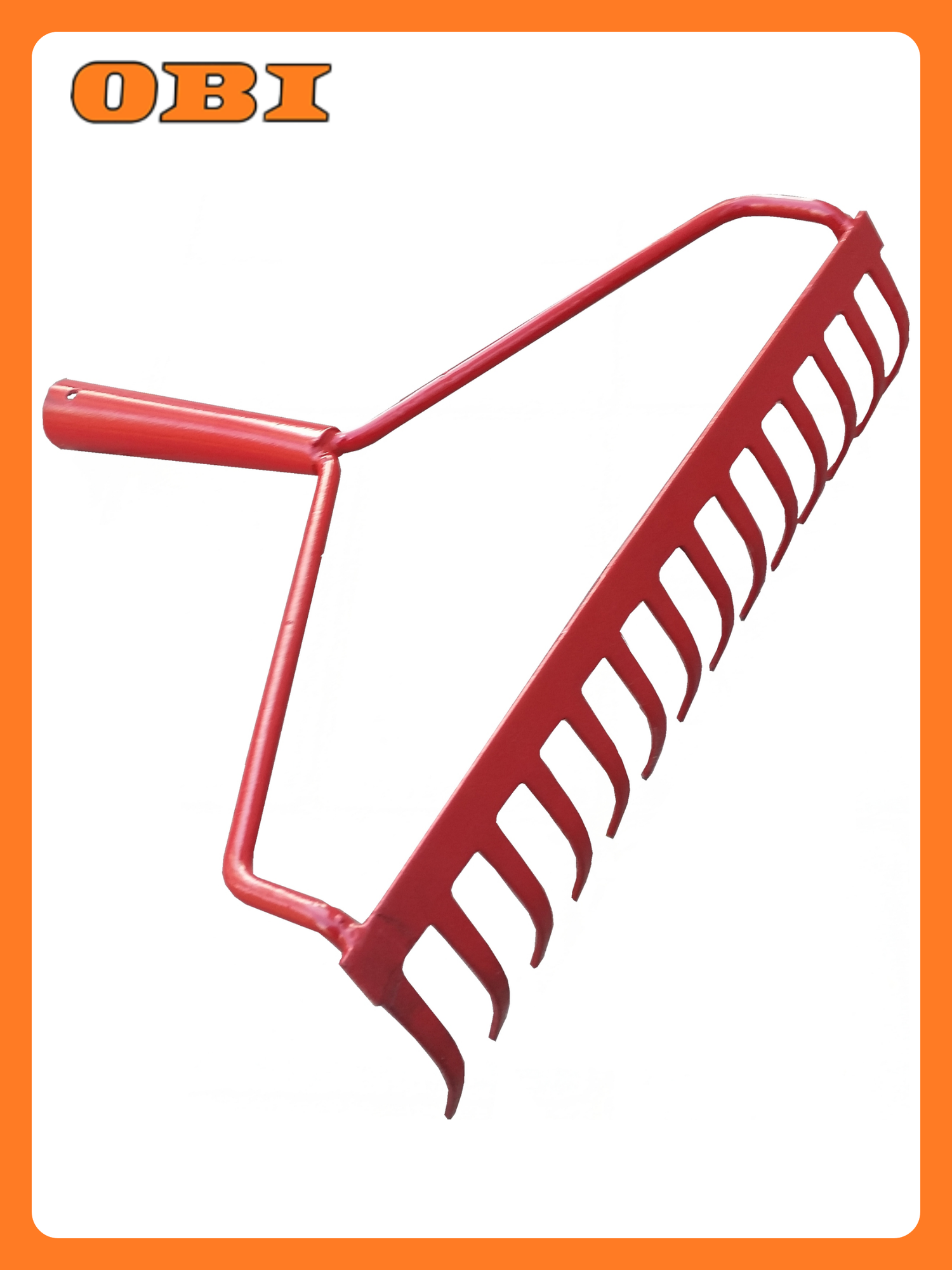 Грабли прямые с выносной тулейкой ГПВТ-14 Инструм-Агро без черенка 35 см