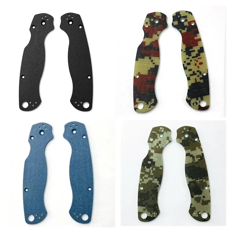 Камуфляжные накладки для ручки ножа Spider C81 1pair Black