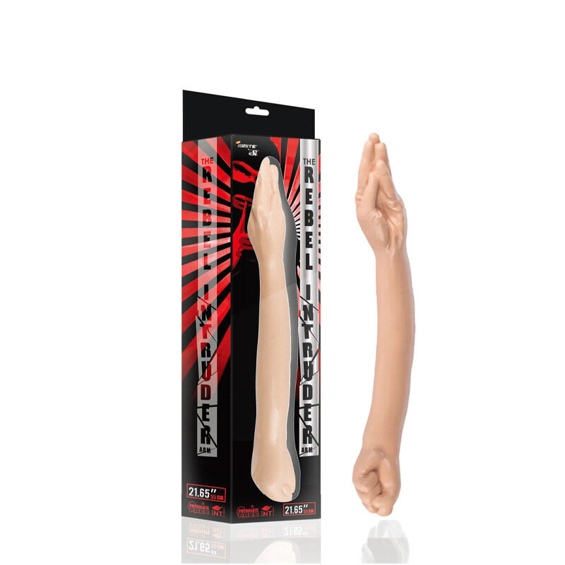 Двухсторонний фаллоимитатор в форме кулака, анальный стимулятор для рук, анальный секс для мужчин и женщин, удлиненный