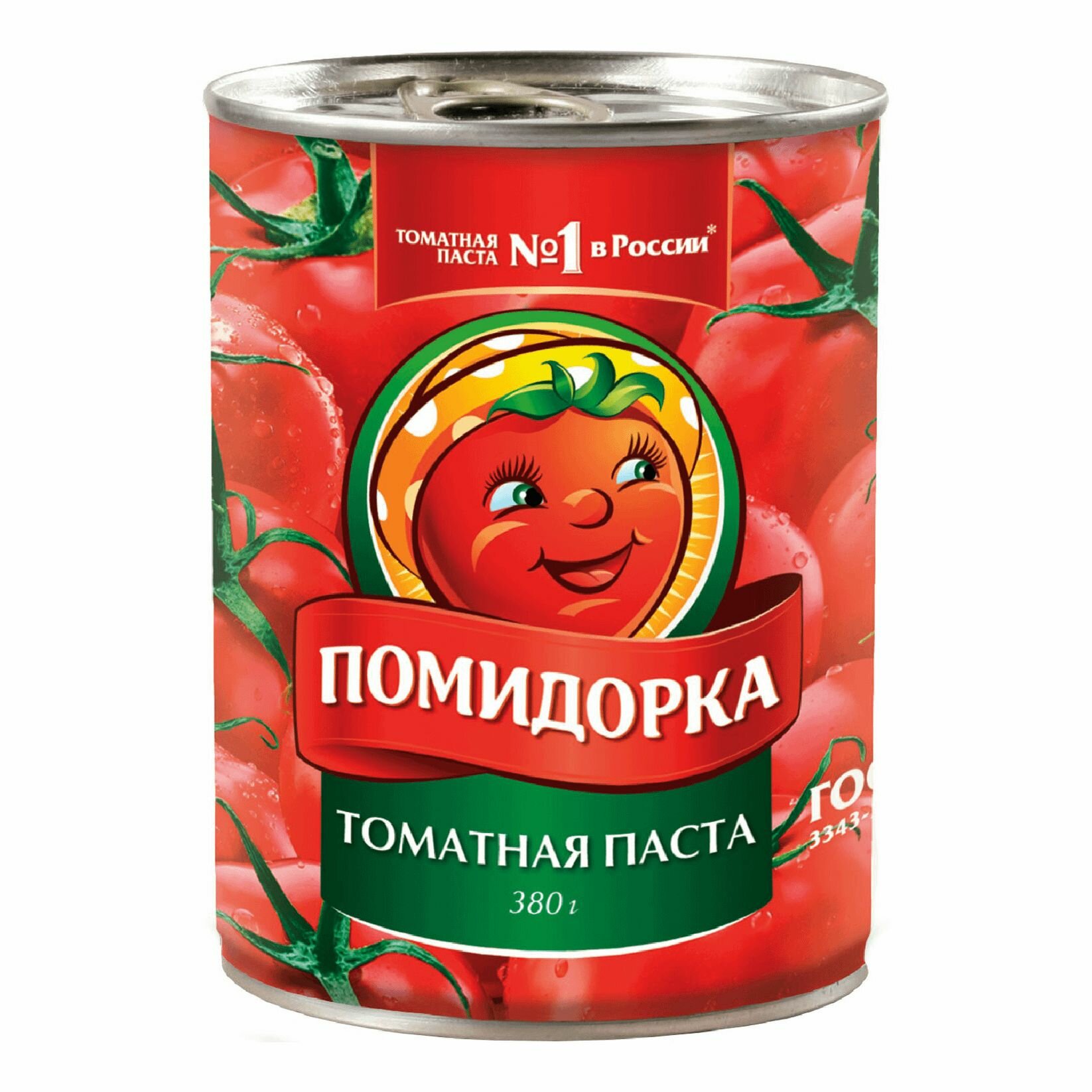 Помидорка Томатная паста, 380 гр.