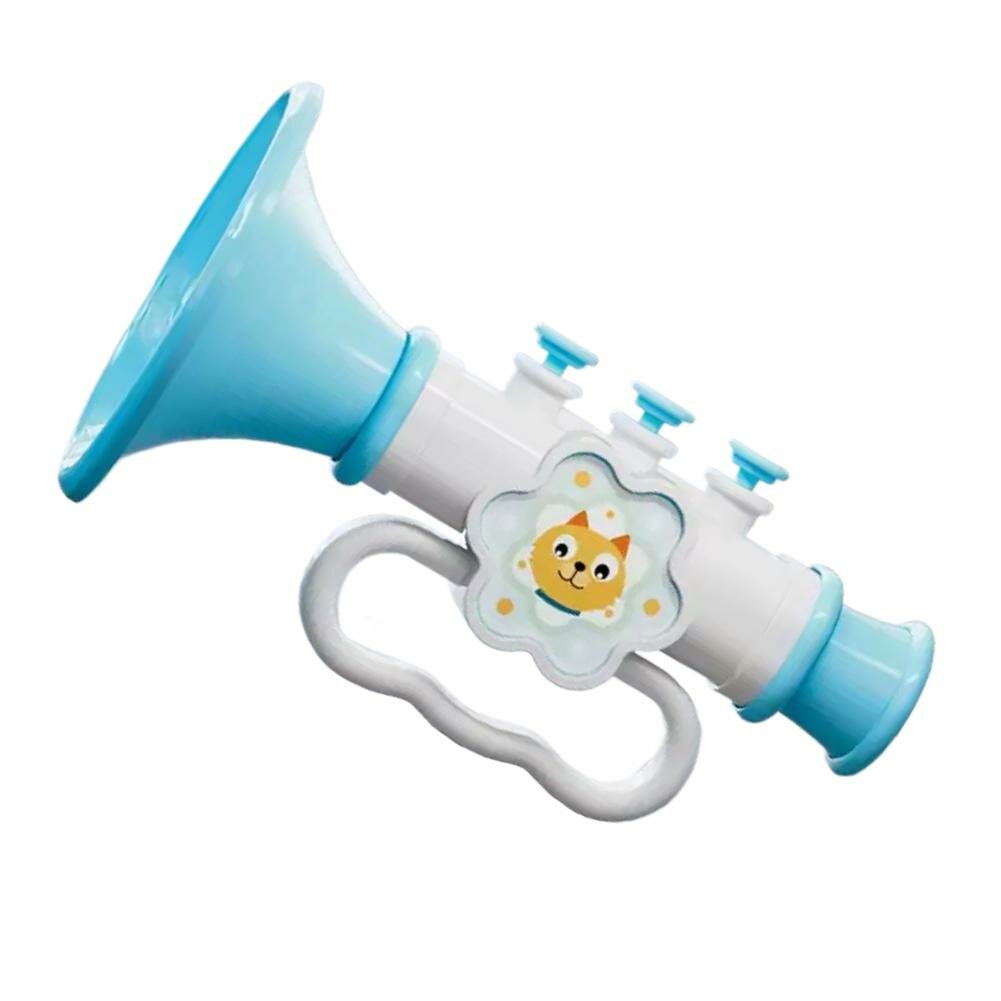 Детская музыкальная игрушка труба "Малыш трубач", музыкальный инструмент для малышей, развитие слухового восприятия, дудка