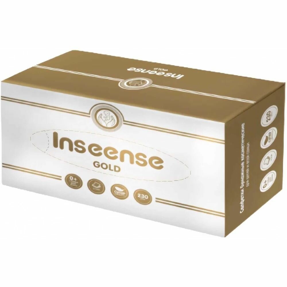 Бумажные белые салфетки INSEENSE 2 слоя, 230 шт, картонная коробка Ins230sa