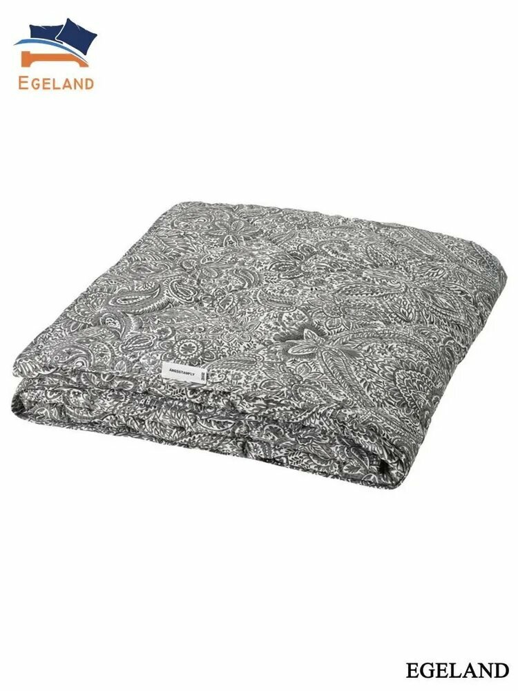 IKEA Одеяло Двуспальный 220x240 см, Всесезонное, с наполнителем Хлопок, комплект из 1 шт