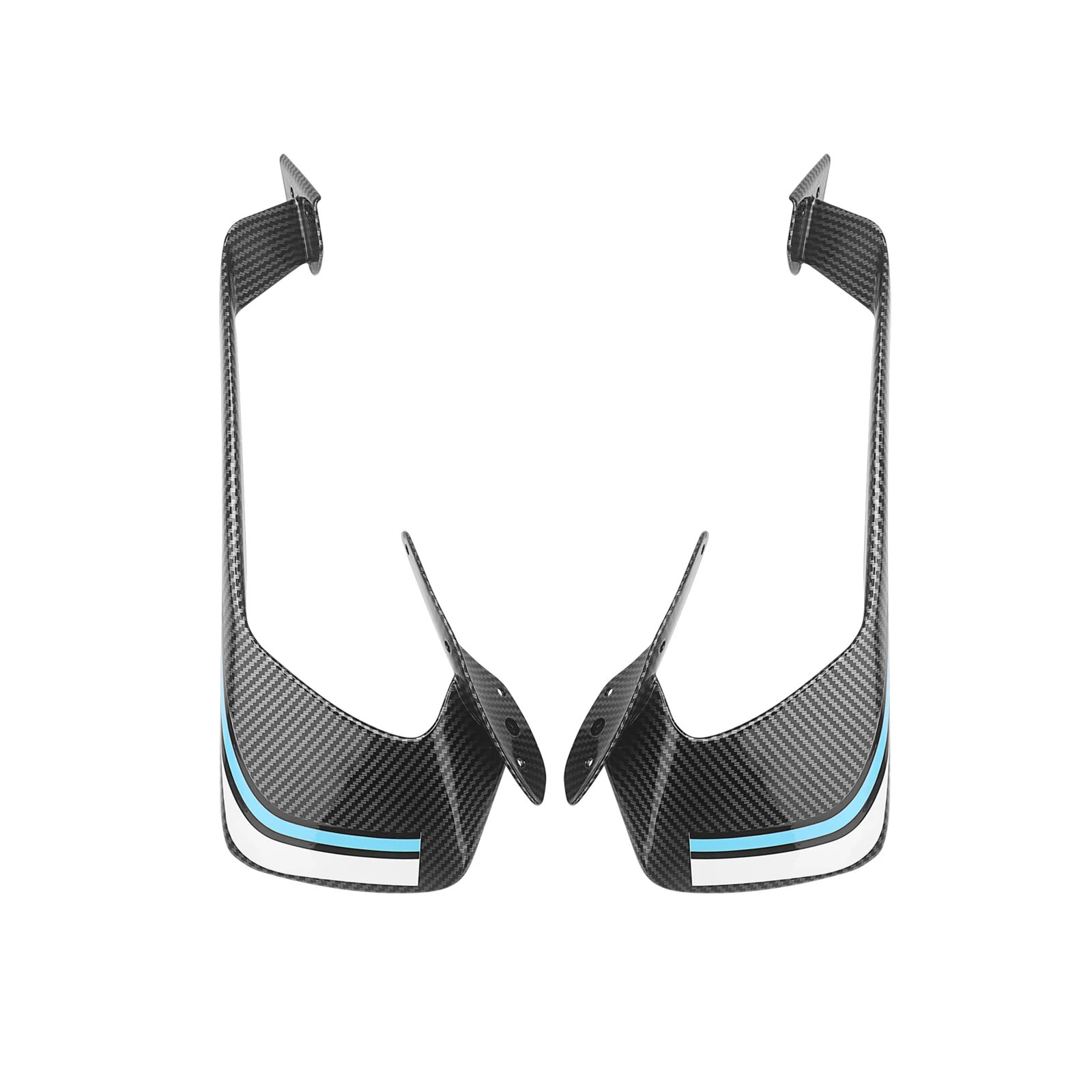 Новое фиксированное крыло мотоцикла 2025 года для Yamaha YZF R1 R1M YZF-R1 2021 2022 2023 2024 2025, спойлер, аэродинамическое крыло ABSCarbon sky blue