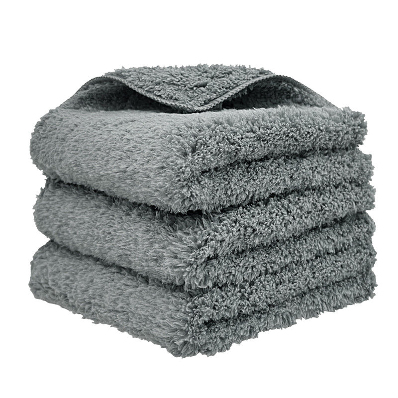 Утолщенная салфетка из кораллового флиса, многофункциональная бытовая салфетка для уборки, кухонное впитывающее