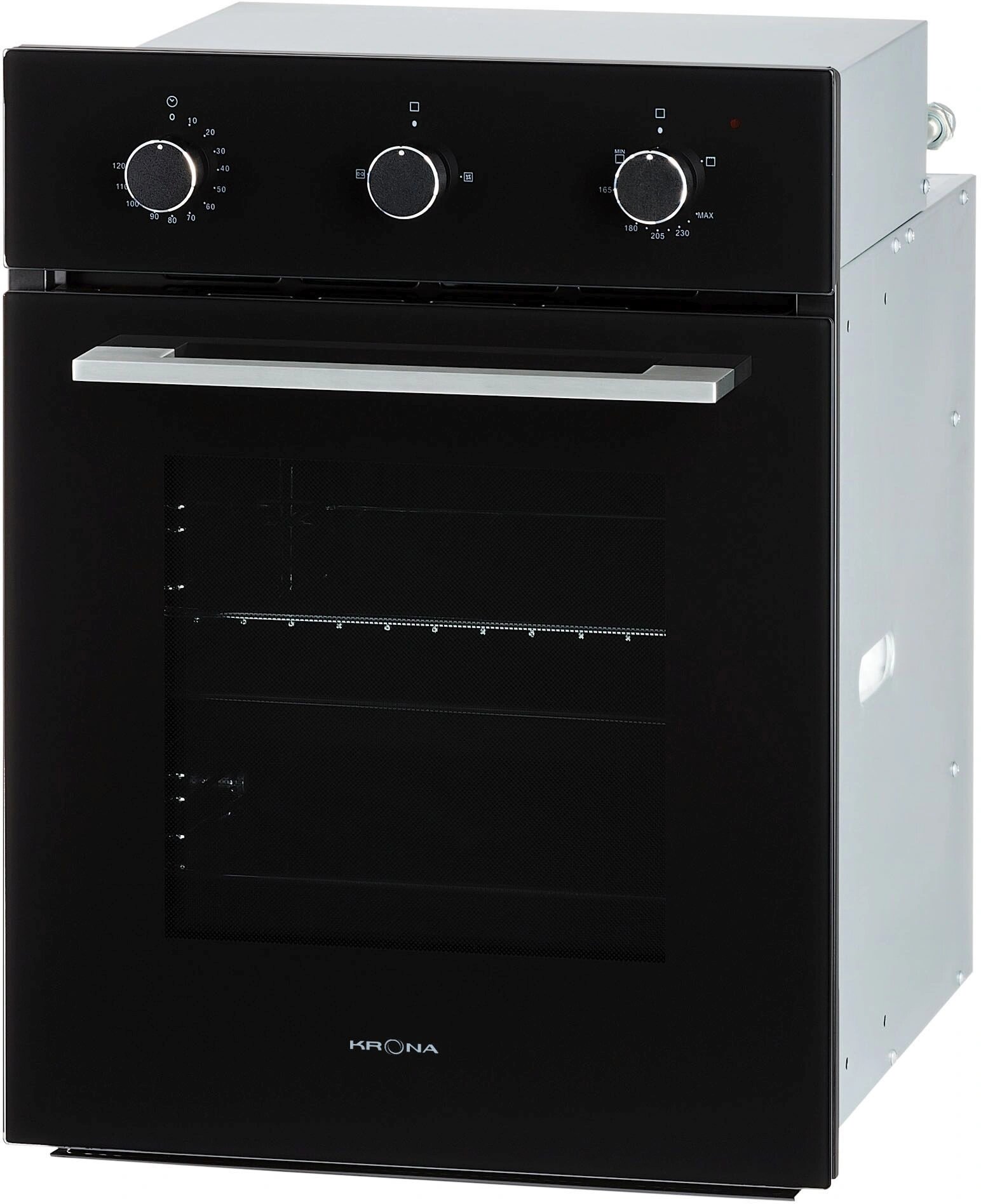 Встраиваемый газовый духовой шкаф Krona STRETTO 45 BL