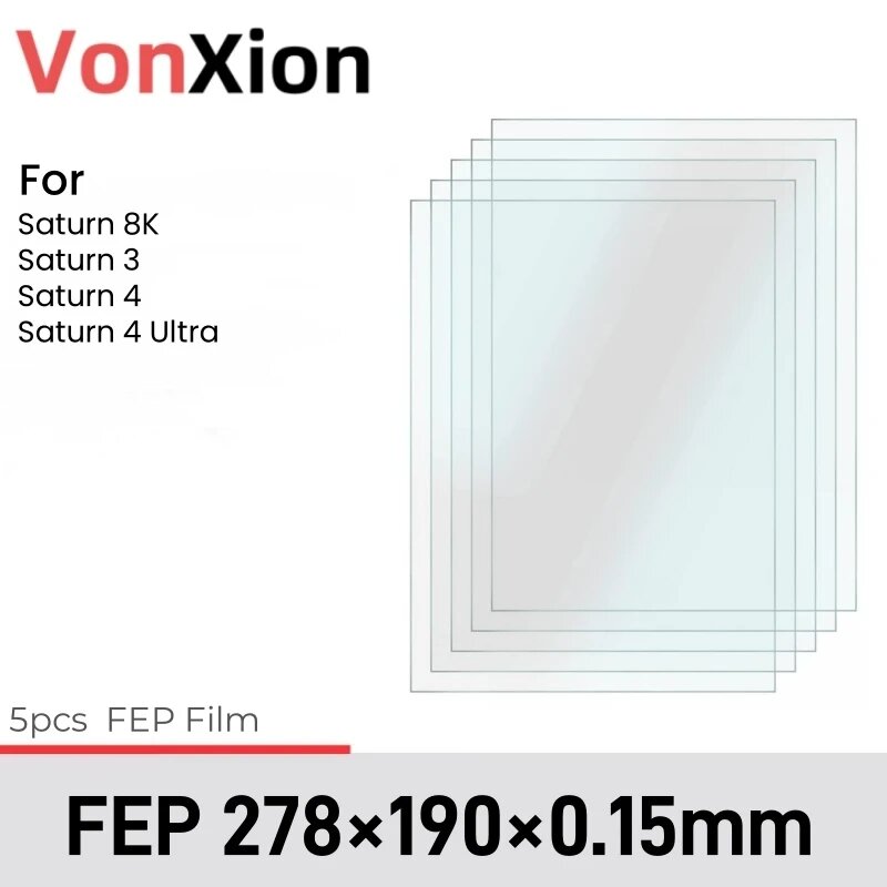 Vonxion FEP пленка для ELEGOO Saturn 5PCS