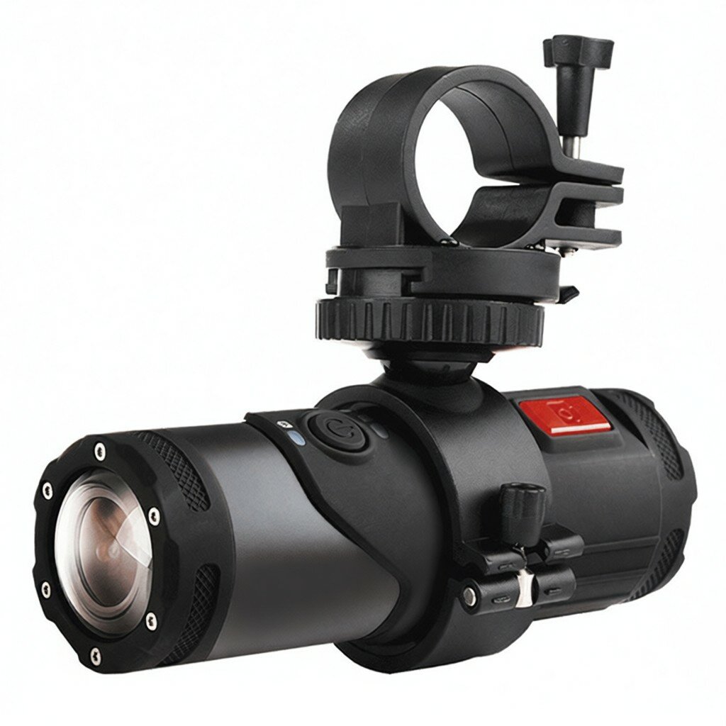 Камера для велосипеда 4K Action Sports Helmet Waterproof WiFi APP Head-mounted Outdoor Adventure Cycling Camera, чипсет Novatek 96670, сенсор GC4653, объектив 170 ультраширокий угол обзора, разрешение видео 4K (3840*2160), 2K (2560*1440P), 1080P