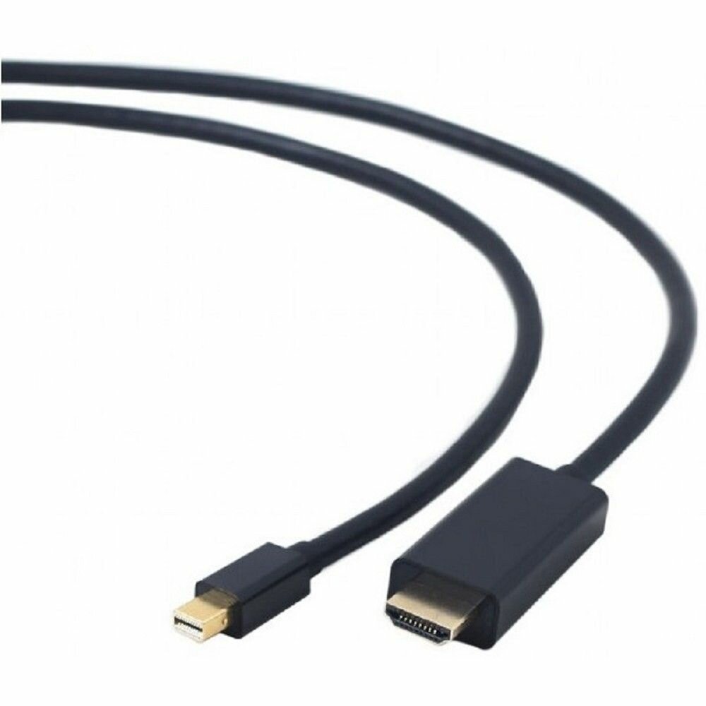 Cablexpert Кабель mDP-HDMI, 20M/19M, 1.8м, черный, позол. разъемы, пакет (CC-mDP-HDMI-6)