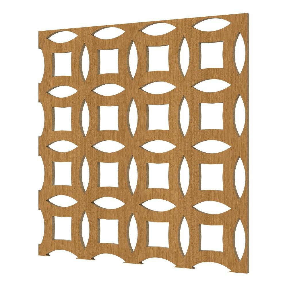 Перфорированная Панель Cosca Сусанна ХДФ Дуб В780хШ1400 мм / Коска.