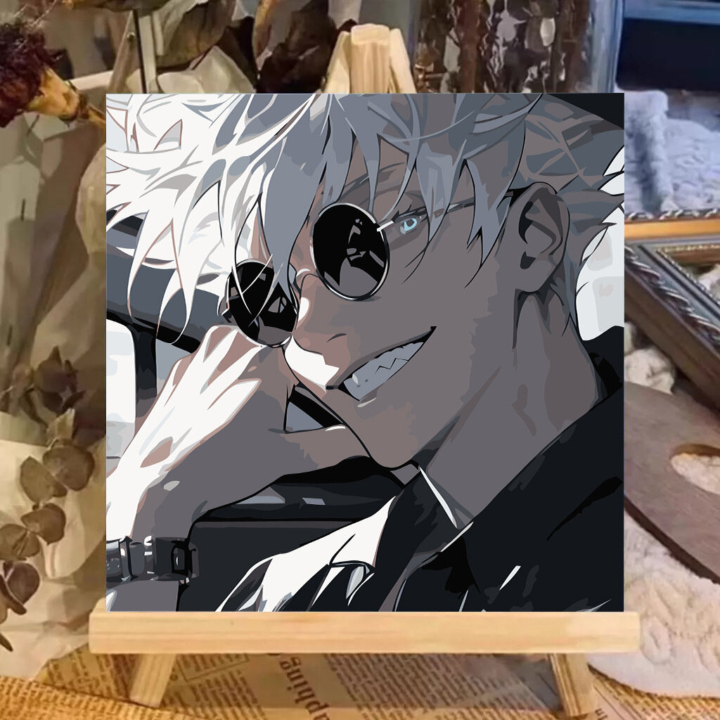 Bungo Stray Dogs Осаму Дадзай DIY Цифровая масляная живопись Раскраска ручной работы Накахара Чуя Аниме товары Акриловая живопись