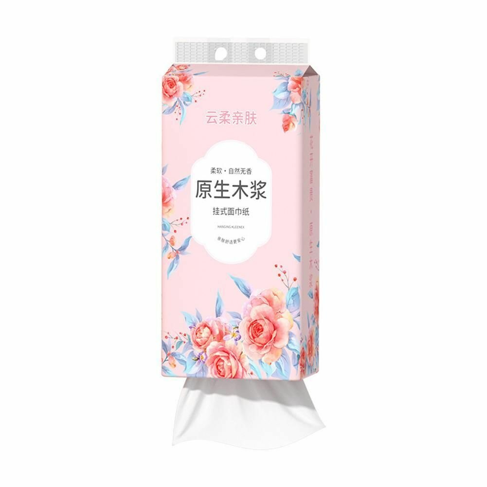 Подвесная упаковка туалетной бумаги 1000 листов, натуральная целлюлоза, удобный дизайн для дома