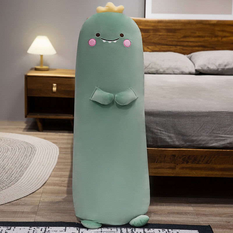 Маленькая желтая курица, подушка для сна, длинная подушка для мальчиков и девочек, плюшевая игрушка, мягкая подушка
