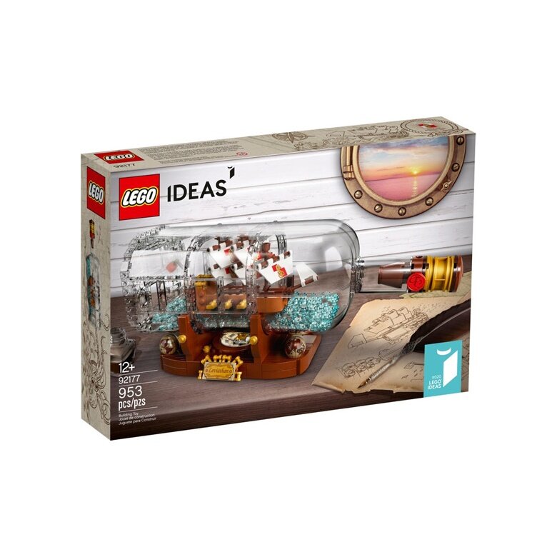LEGO IDEAS Бутылочный Лодка Ретро Edition Конструкторы 953 шт. 92177 — фото 1